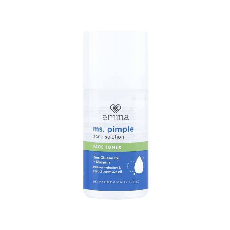 Jual Emina Ms. Pimple Acne Solution Face Toner 50 ml | Shopee Indonesia