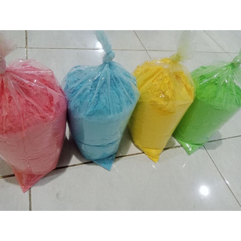 Jual PAKET 4 KG HOLY POWDER TEPUNG WARNA COLOR RUN 4 WARNA | Shopee ...