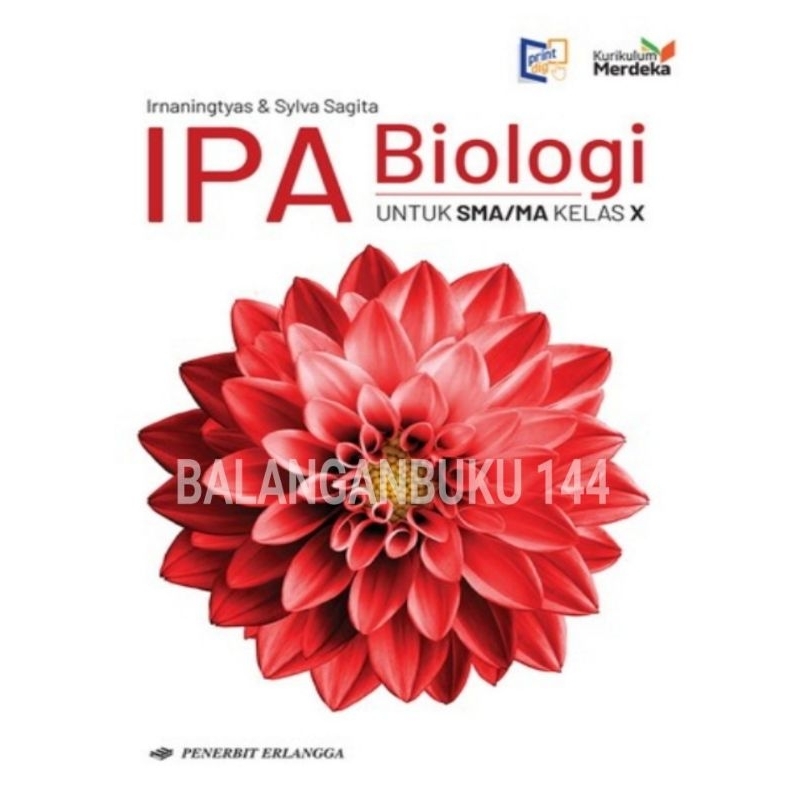 Jual BUKU IPA BIOLOGI KELAS 10 X 1 SMA MA KURIKULUM MERDEKA KUMER ERLANGGA | Shopee Indonesia