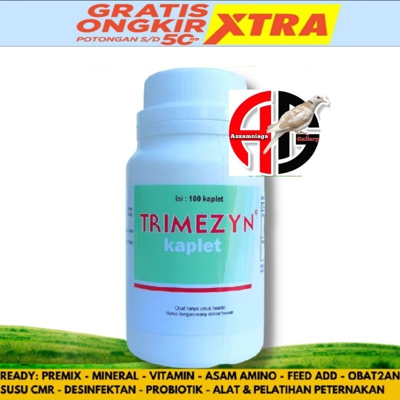 Jual TRIMEZYN UNTUK AYAM DAN UNGGAS ISI 100 TABLET PRODUKSI MEDION ...