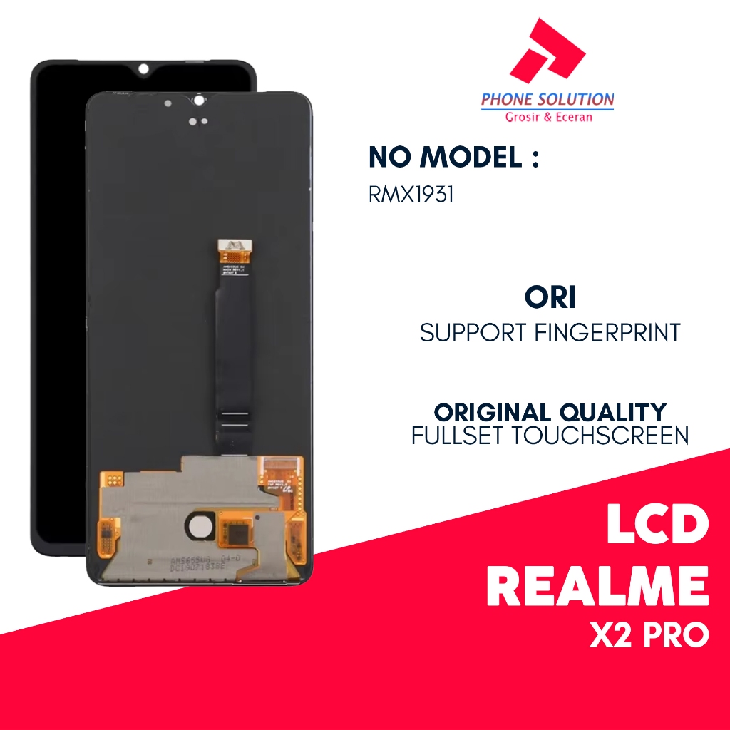 Jual LCD Oppo Realme X2 PRO - Fullset Touchscreen ORIGINAL 100% ...
