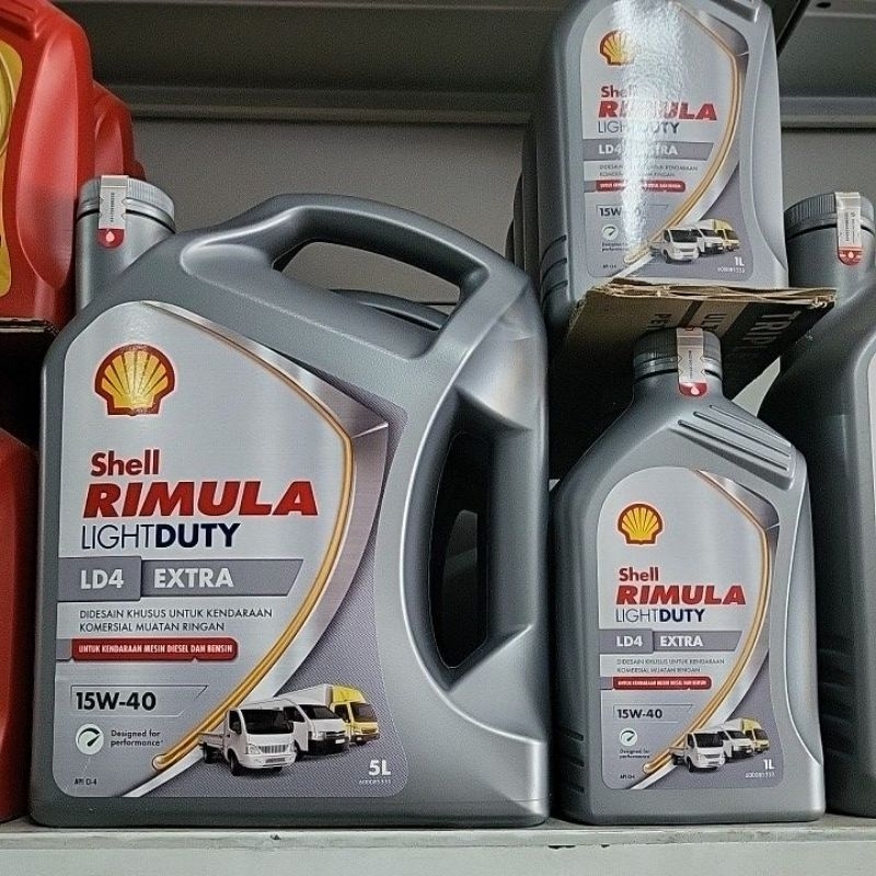 Jual Shell Rimula LD4 15w-40 (4L) / Oli mesin Diesel Original scan ...