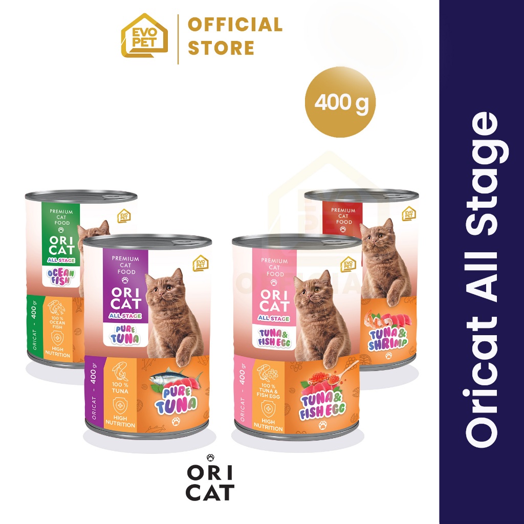 Jual ORI Cat Kaleng Makanan Kucing Basah 400gr | Shopee Indonesia