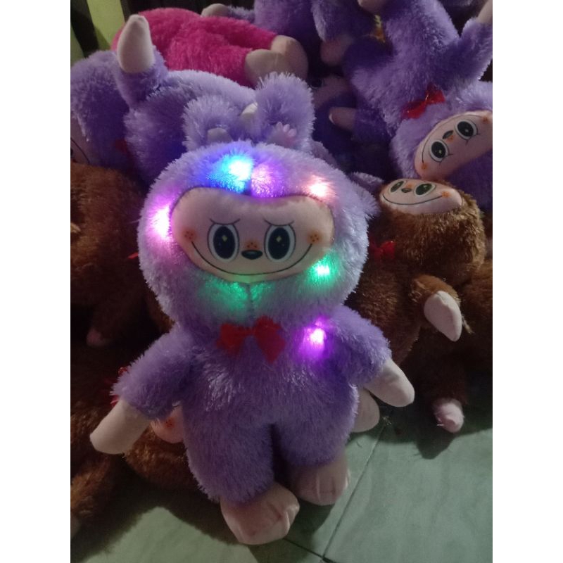 Jual Boneka labubu led/Boneka labubu menyala 50cm Boneka virall murah ...