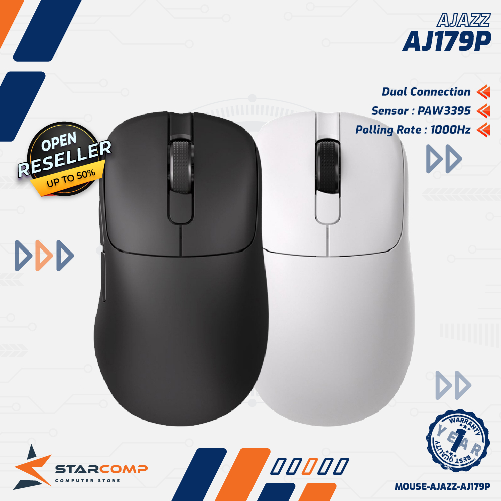 Jual Ajazz AJ179P / AJ-179P Lightweight Dual Mode Wireless Gaming Mouse ...