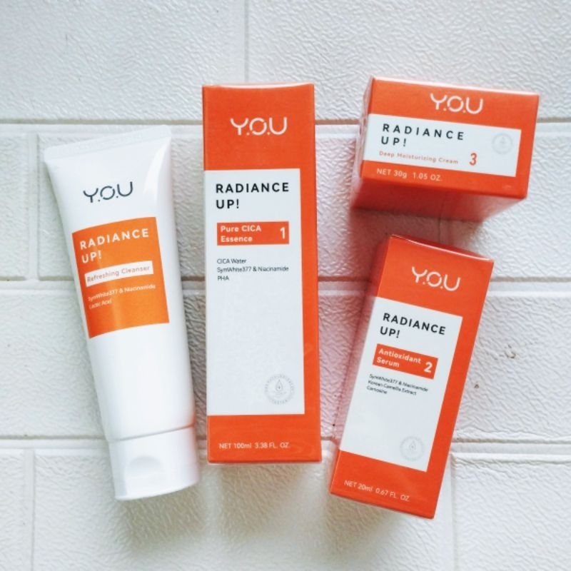 Jual YOU Radiance Up Facial Wash Cleanser 100gr Deep Moisturizing Cream ...