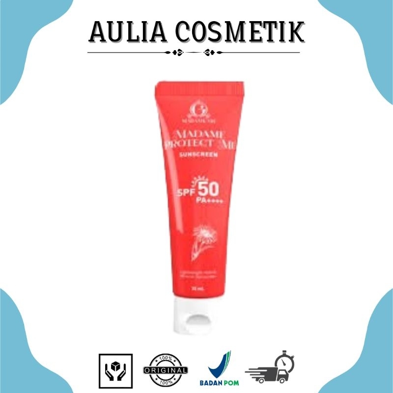 Jual MADAME GIE Protect Me Sunscreen SPF 50 (MERAH) | Shopee Indonesia