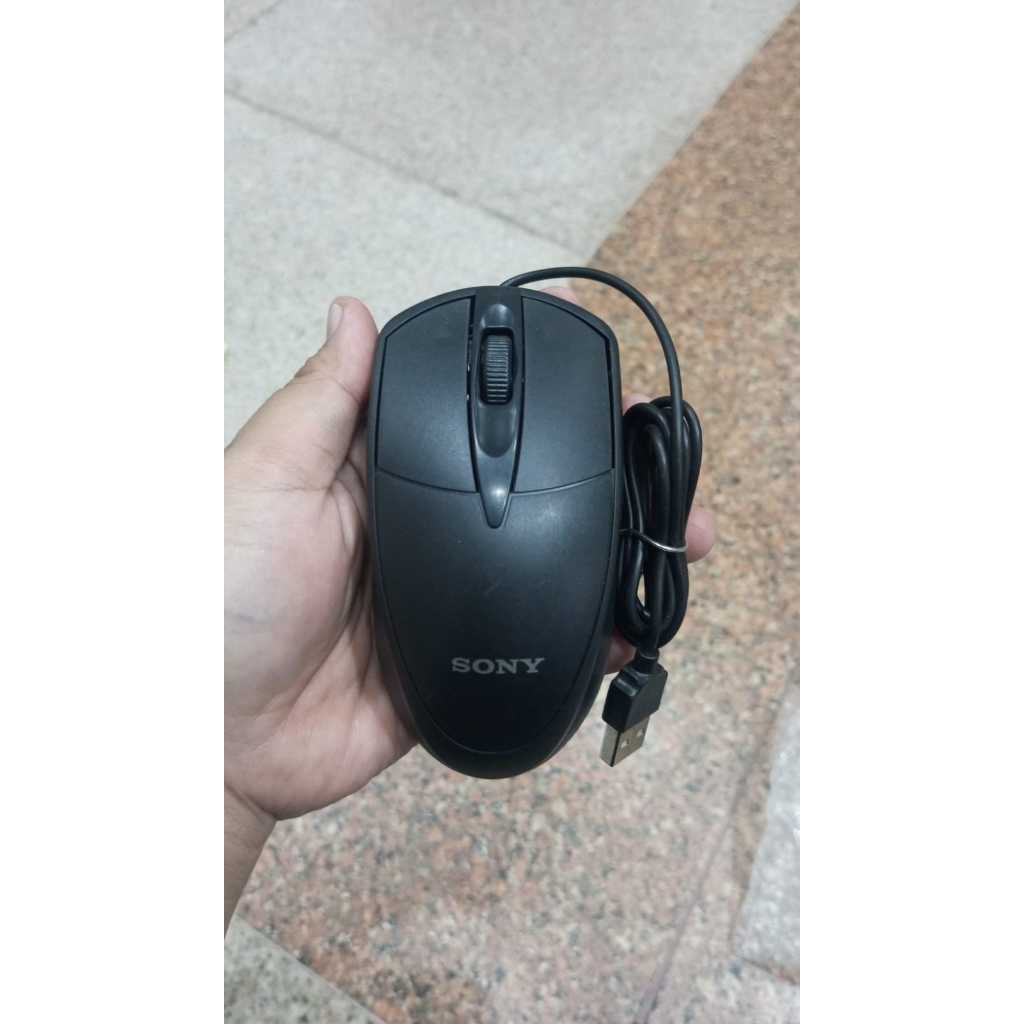 Jual MOUSE USB BRANDED SONY KABEL/ MOUSE USB LAPTOP KABEL SONY | Shopee ...
