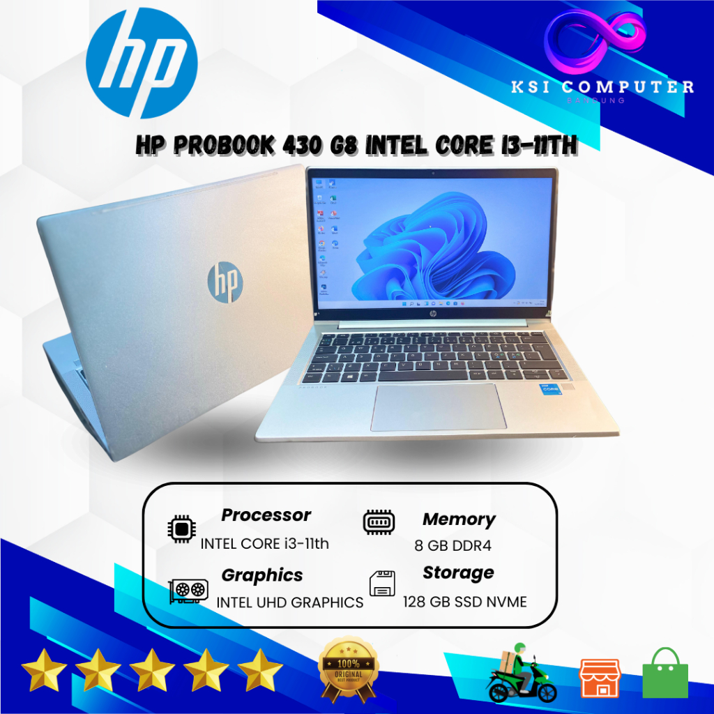 Jual HP PROBOOK 430 G8 intel core I3-11TH Ram 8GB Ssd 128GB | Shopee ...