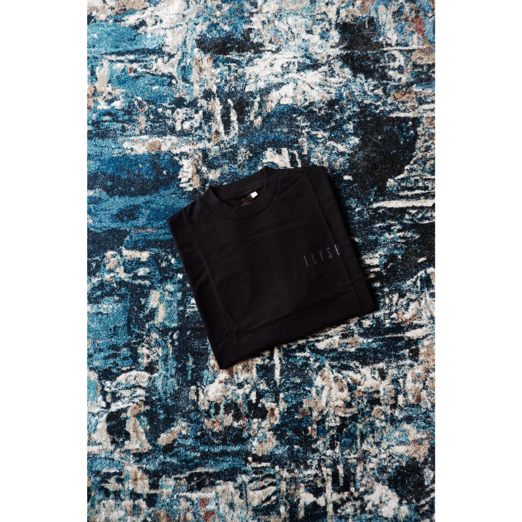 Jual ILYSB HEAVYWEIGHT 250 GSM Australia Cotton Black | Oversize T ...