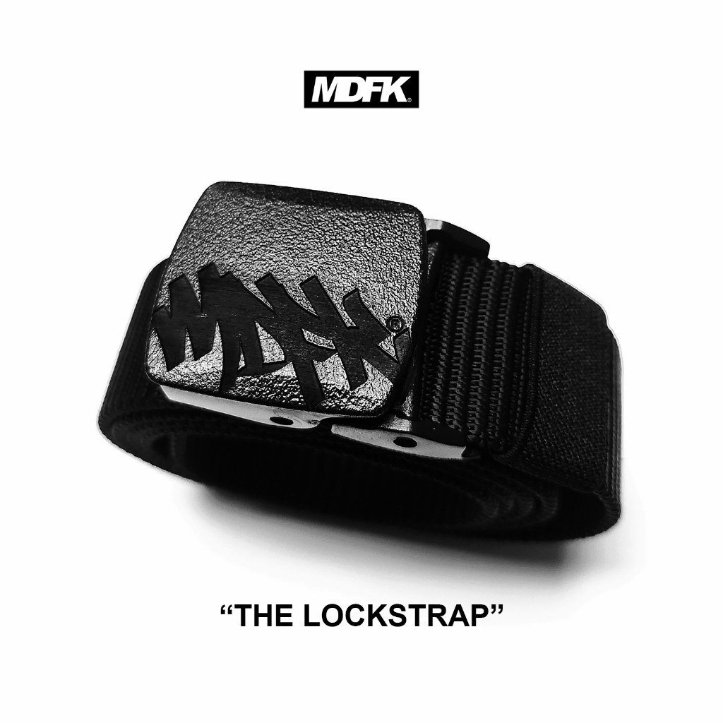 Jual MDFK The Lockstrap belt / mdfk tag logo belt / sabuk gesper mdfk ...