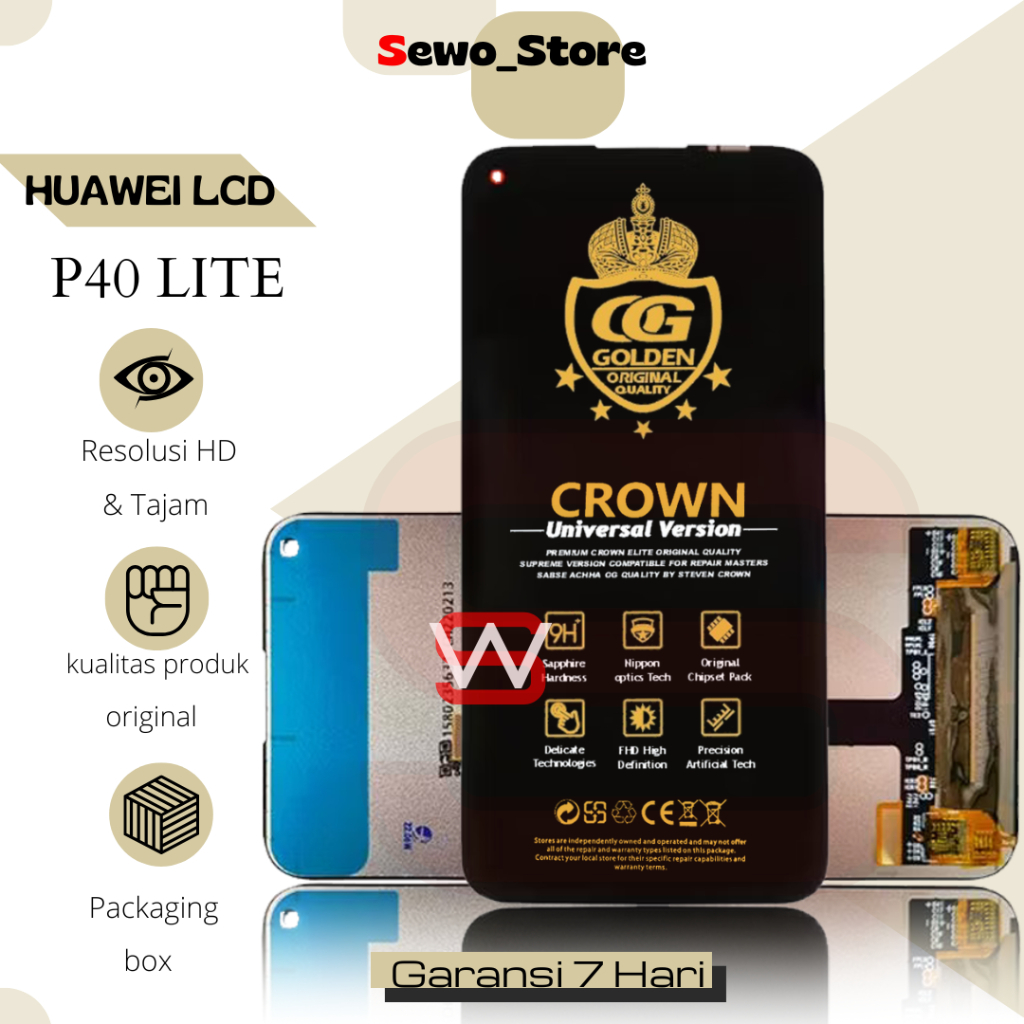 Jual LCD HUAWEI P40 LITE / TOUCHSCREEN HUAWEI P40 LITE / P20 LITE / NOVA 5I / NOVA 6 SE / NOVA ...