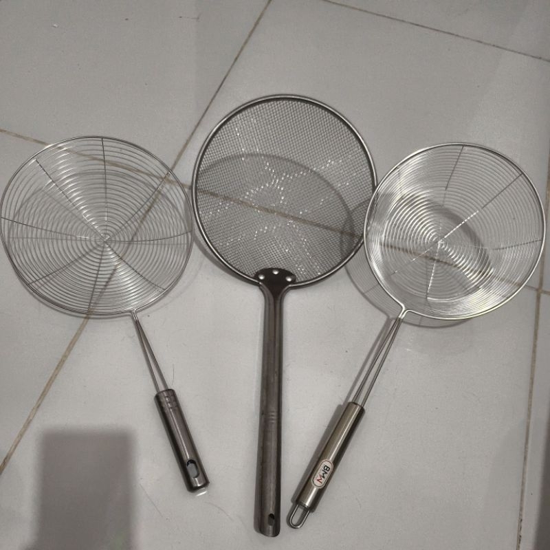 Jual Saringan Stainless Serok Jaring Saringan Gorengan Tirisan Mie ...