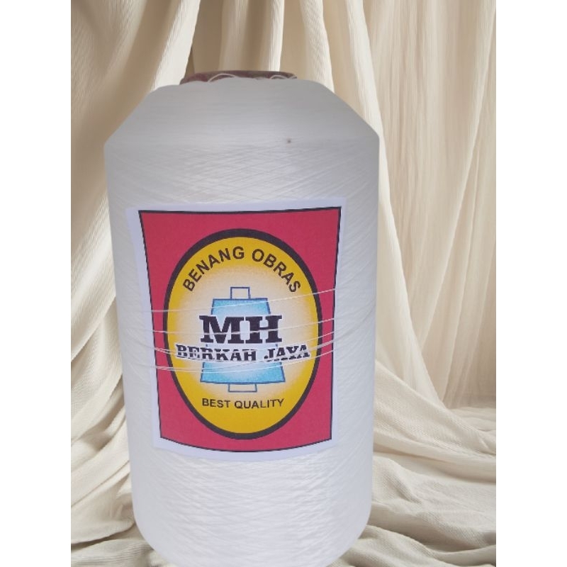 Jual Benang obras Polyester premium 500gram/tali jahit obras grade A ...