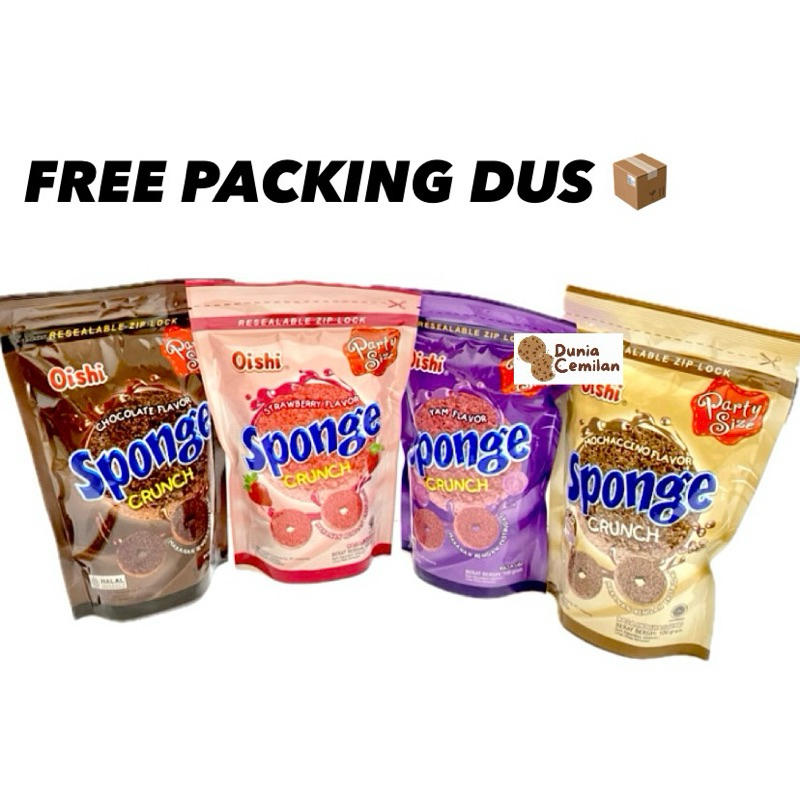 Jual [TERMURAH!!] Oishi SPONGE Crunch Pouch 100gr - Makanan Ringan ...