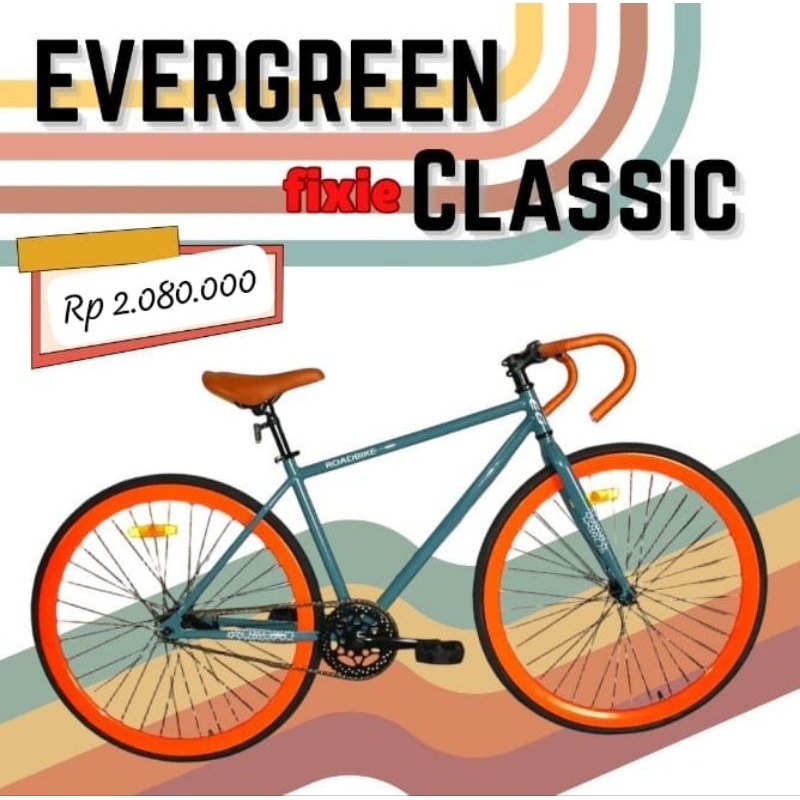 Jual SEPEDA PIXIE 700C EVERGREEN CLASSIC | Shopee Indonesia