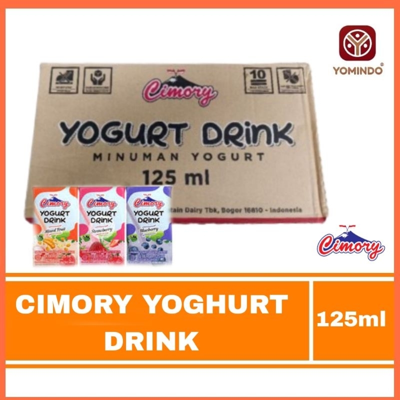 Jual 1 DUS CIMORY YOGHURT DRINK 125ML ISI 40PCS | Shopee Indonesia