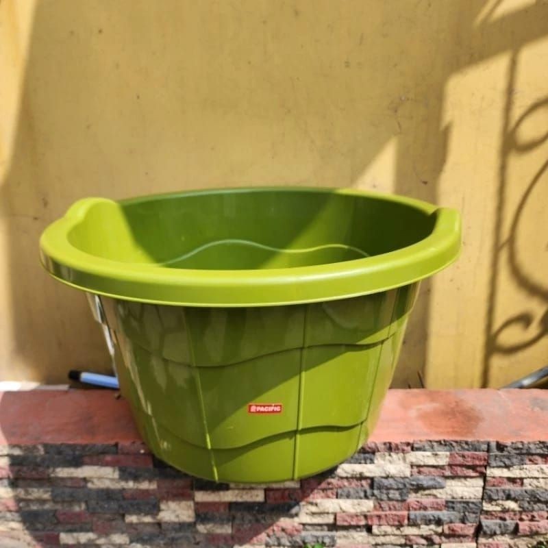 Jual JOLANG OSAKA 45L PACIFIC BAK MANDI BAHAN TEBAL JUMBO WARNA HIJAU ...