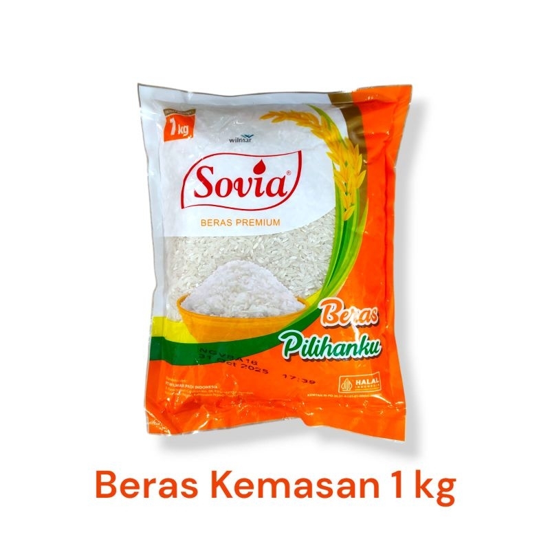 Jual Beras Sovia kemasan 1 kg | Shopee Indonesia