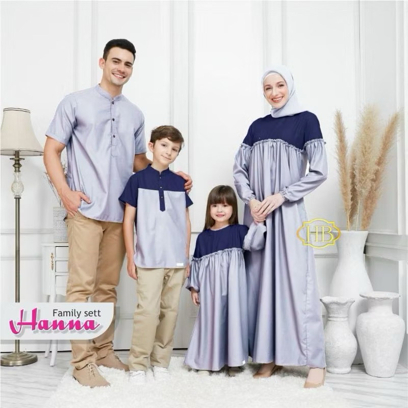 Jual Baju Seragam Set Couple Sarimbit Keluarga Hanna Family Set ...
