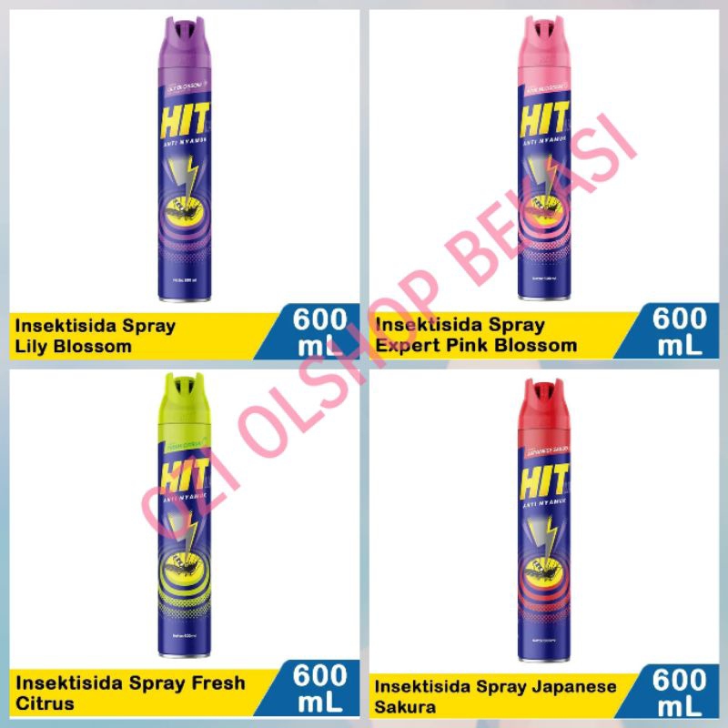 Jual HIT Semprot Nyamuk & Kecoa 600ml | Shopee Indonesia