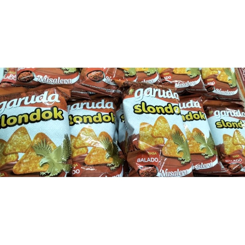 Jual SNACK VIRAL !! GARUDA SLONDOK RASA BALADO ISI 50G HALAL | Shopee ...