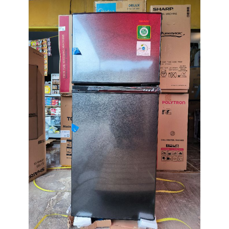 Jual Kulkas Sharp 2 Pintu SJ 195MNHS / 236MNHS Kulkas 2 Pintu Sharp ...