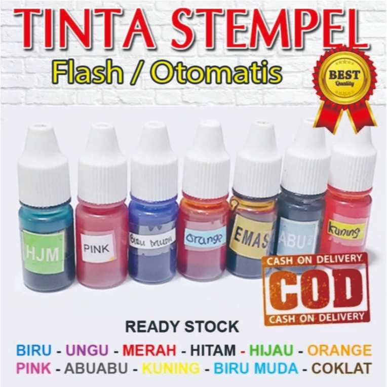 Jual Tinta Stempel Otomatis botol 5ml | Shopee Indonesia