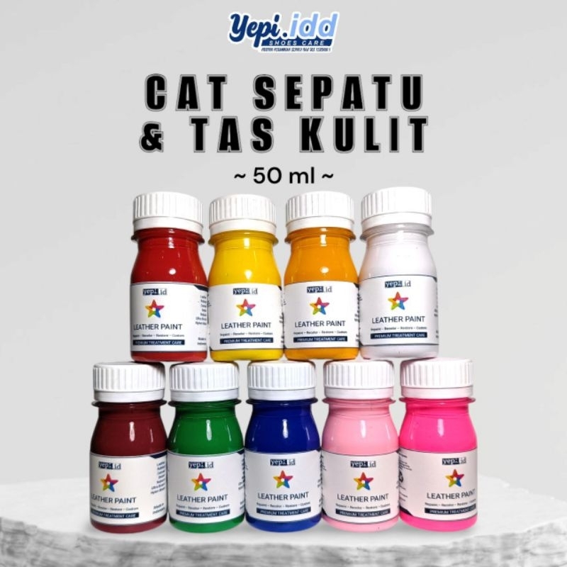 Jual Cat Tas Sepatu Kulit - Leather Paint - Acrylic Rubber Cat Midsole ...