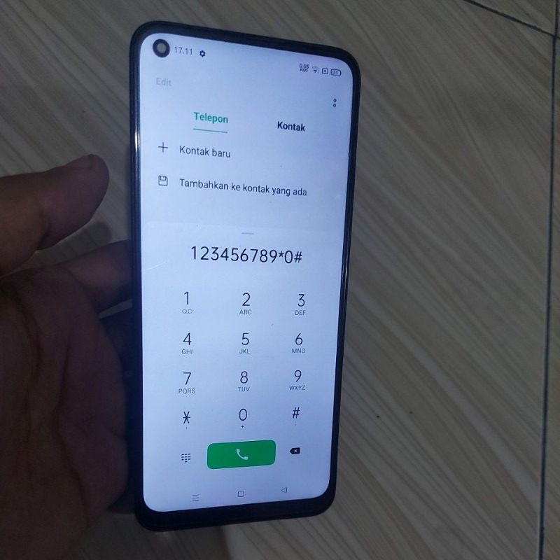 Jual lcd layar frame kw oppo a54 minus spot sesuai foto | Shopee Indonesia