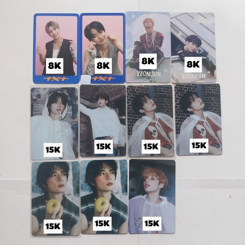 Jual txt yeonjun taehyun beomgyu hueningkai pc photocard rpc chikai venue concert mini dicon ...