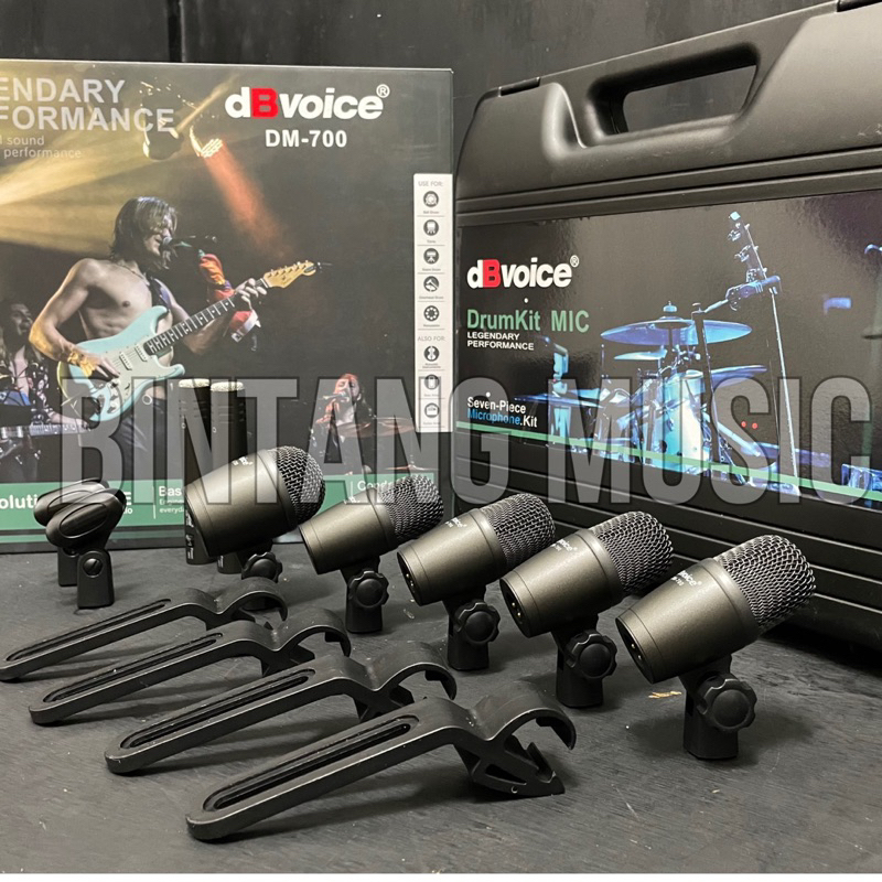 Jual mic drum dbvoice dm 700 original mikrofon db voice dm700 free ...
