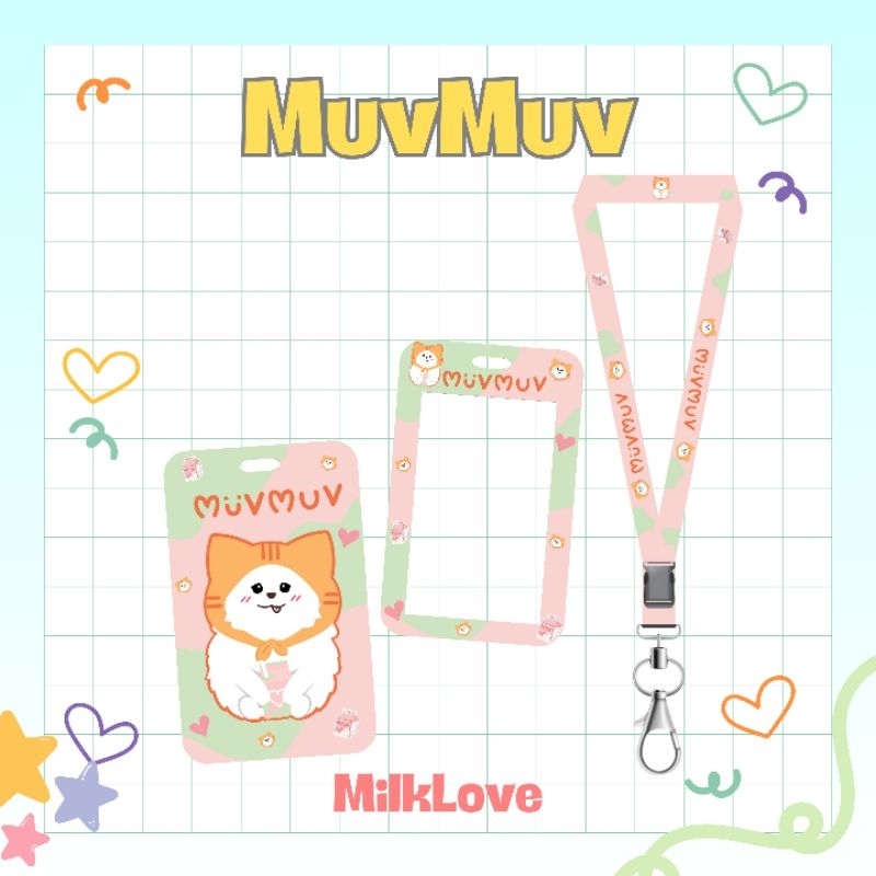 Jual CARDHOLDER MUVMUV MILKLOVE UNOFFICIAL THAIENTHU THAILAND | Shopee ...