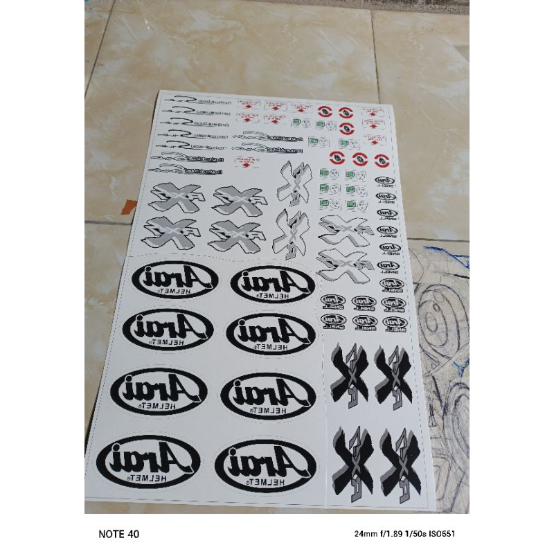 Jual LOGO HELM WATER SLIDE DECAL | Shopee Indonesia
