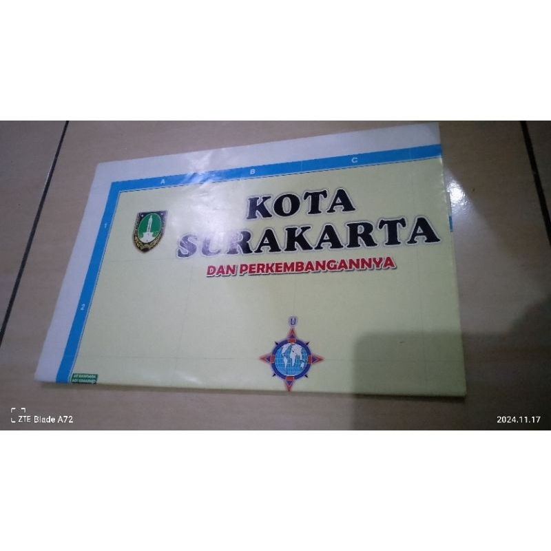 Jual peta kota solo surakarta lipat | Shopee Indonesia