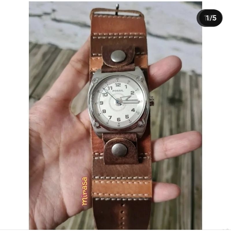 Jual Preloved VVGC Jam Fossilll Gaban Brown | Shopee Indonesia