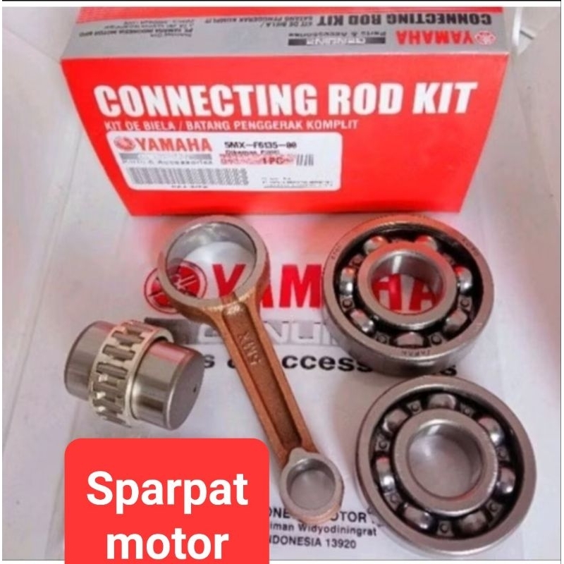 Jual Paket Stang Seher Batang Piston Bearing 63/22+6305 mio lama Mio Sporty Smile Mio Soul ...