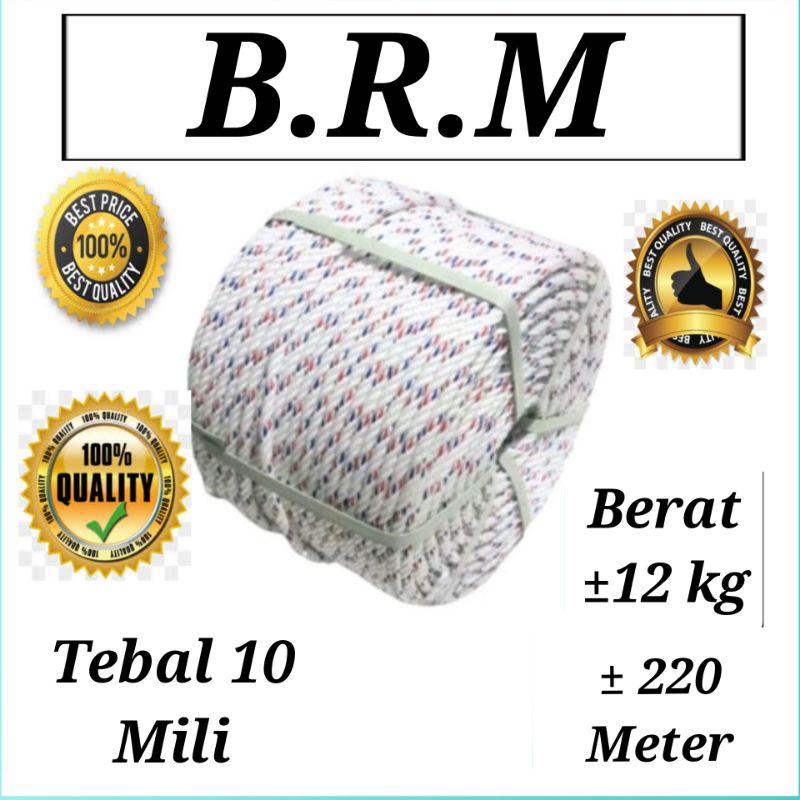 Jual TALI TAMBANG PPD 10 MILI 220 METER / TALI TAMBANG PPD 10 MILI ...