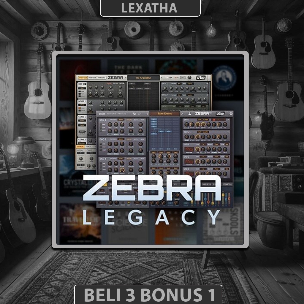 Jual Uhe Zebra Legacy v2.9.4 U-he | Shopee Indonesia
