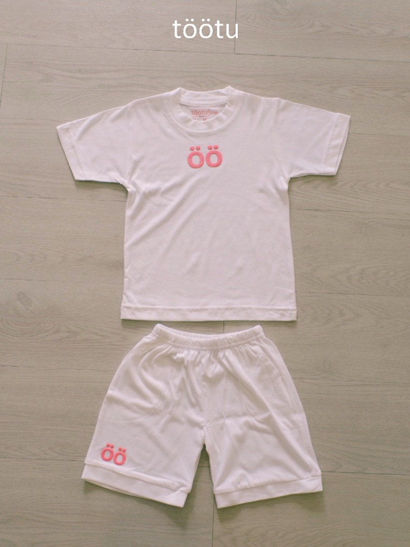 Jual tootu - BASIC SET - WHITE/PINK - COTTON BAMBOO - Unisex Kids ...