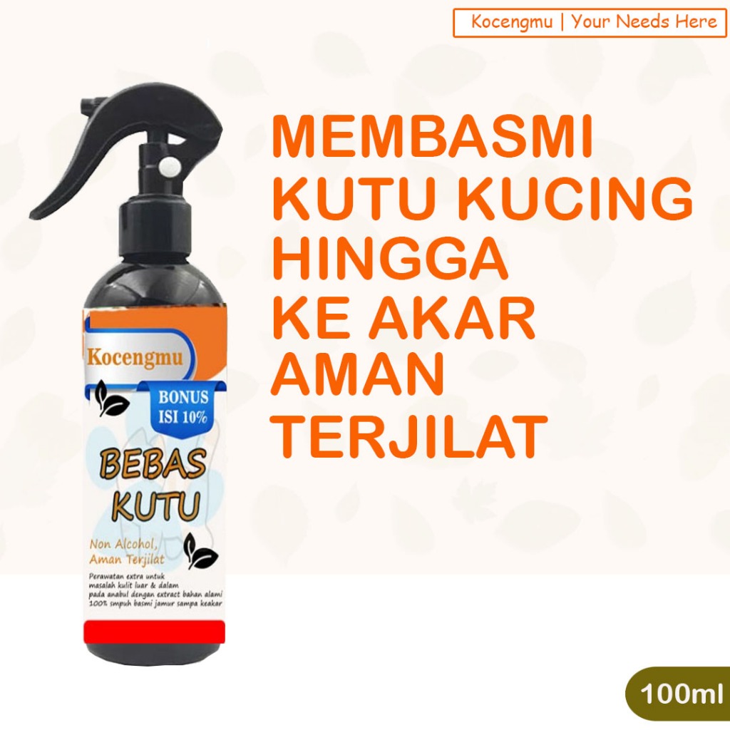 Jual Obat Kutu Kucing Obat Spray Semprotan Kutu Anjing Kucing Cubbycat ...