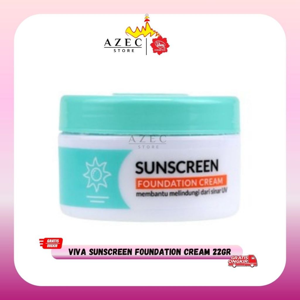 Jual Viva Sunscreen Foundation Cream 22GR | Shopee Indonesia