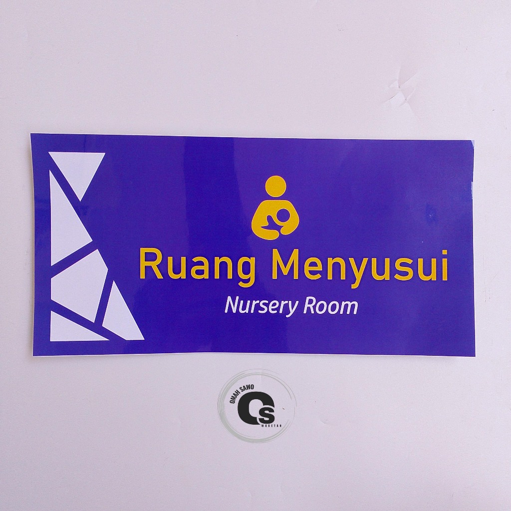 Jual Stiker Ruang Menyusui - Nursery Room - Stiker Vinyl | Shopee Indonesia