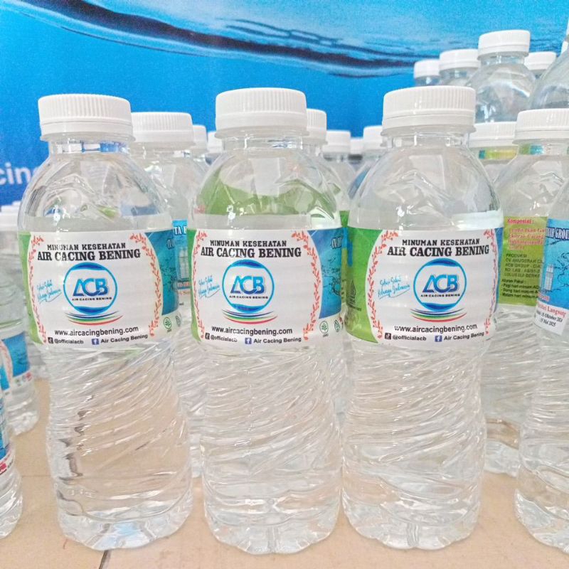 Jual air cacing bening ( Acb ) 330ml Paket isi 3 botol | Shopee Indonesia
