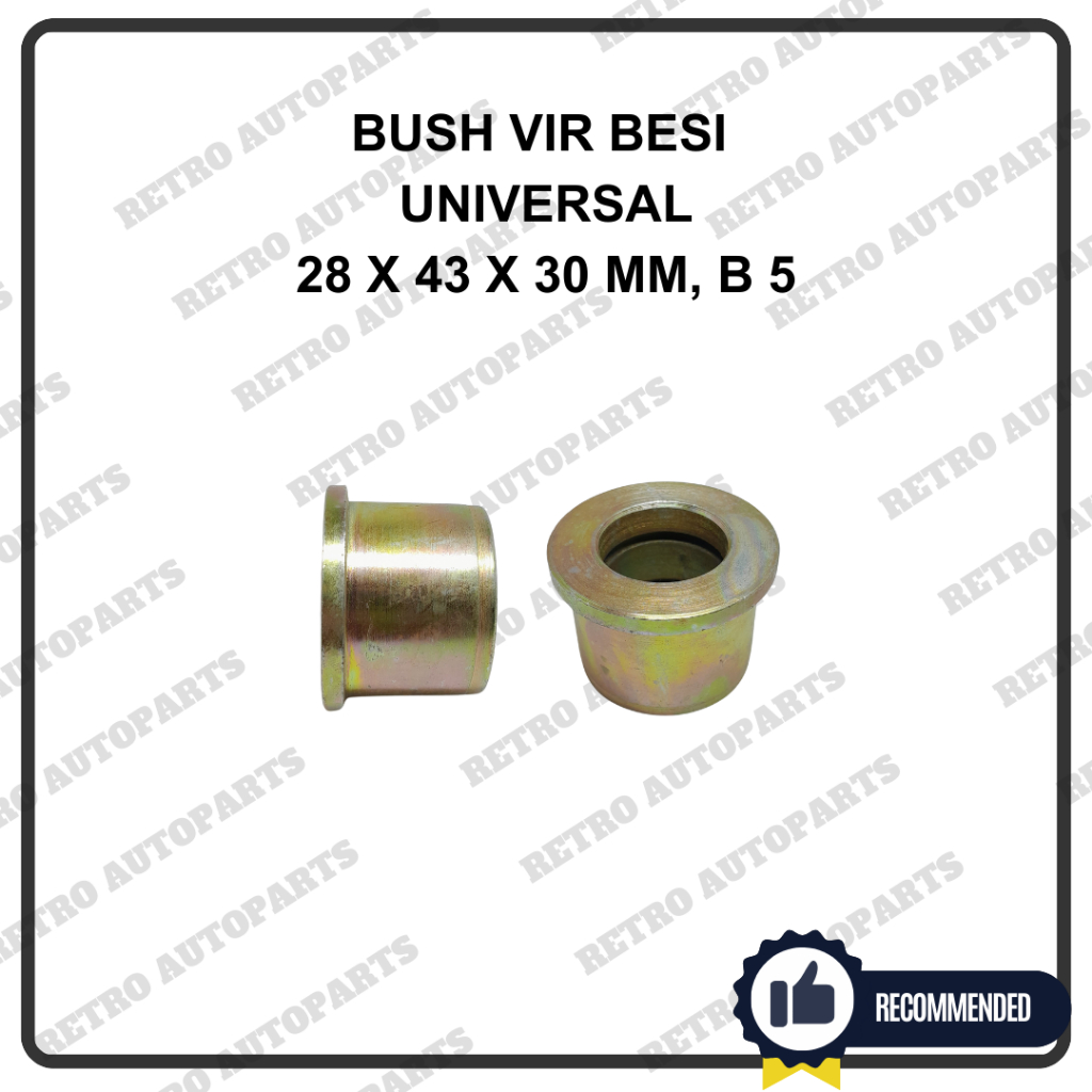 Jual UNIVERSAL | Bush Vir Besi Semua Jenis Mobil Ukuran 28 x 43 x 30 mm ...