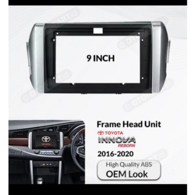 Jual frame list headunit android 9inch innova reborn | Shopee Indonesia