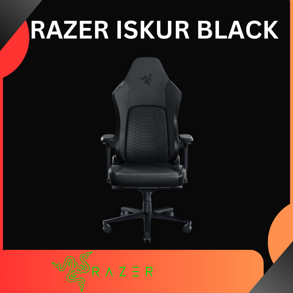Jual RAZER ISKUR BLACK EDITION GAMING CHAIR WITH BUILT IN LUMBAR ...