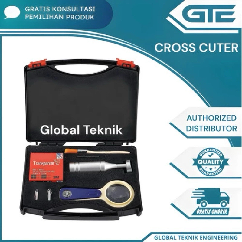 Jual Cross cutter Adhesion Tester Cross-Cut Tester Kit including blades ...