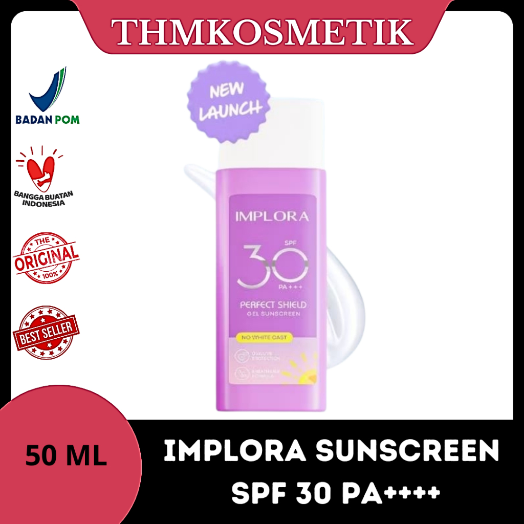Jual Implora Gel Sunscreen 30 PA++++ Melindungi Kulit Dari Sinar UV ...