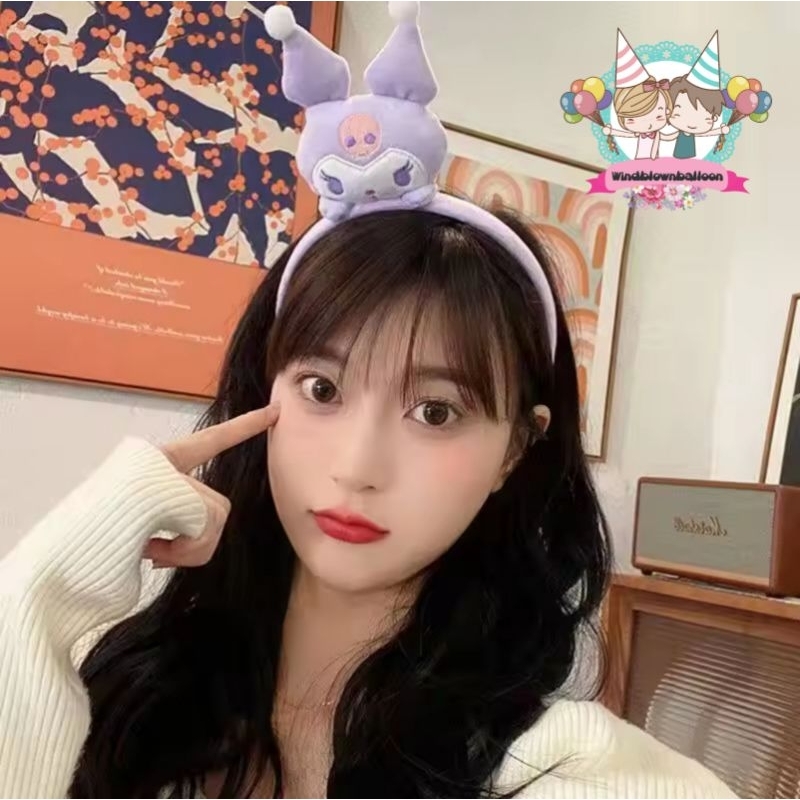 Jual WINDBLOWN BALON JUAL BANDO ANAK CEWE TEMA SANRIO KUROMI MELODY KUROMI HELLO KITTY CANTIK ...